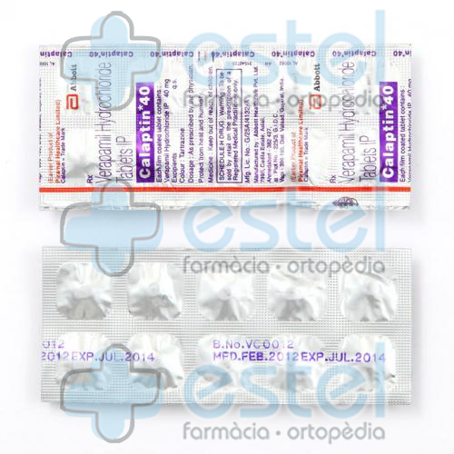 Comprar Calan Tableta 80mg, 120mg, 240mg a Precio de Oferta