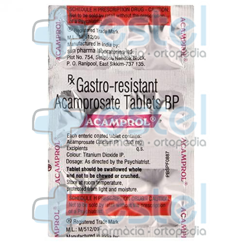 Comprar Acamprosato Tableta 333mg a Precio de Oferta